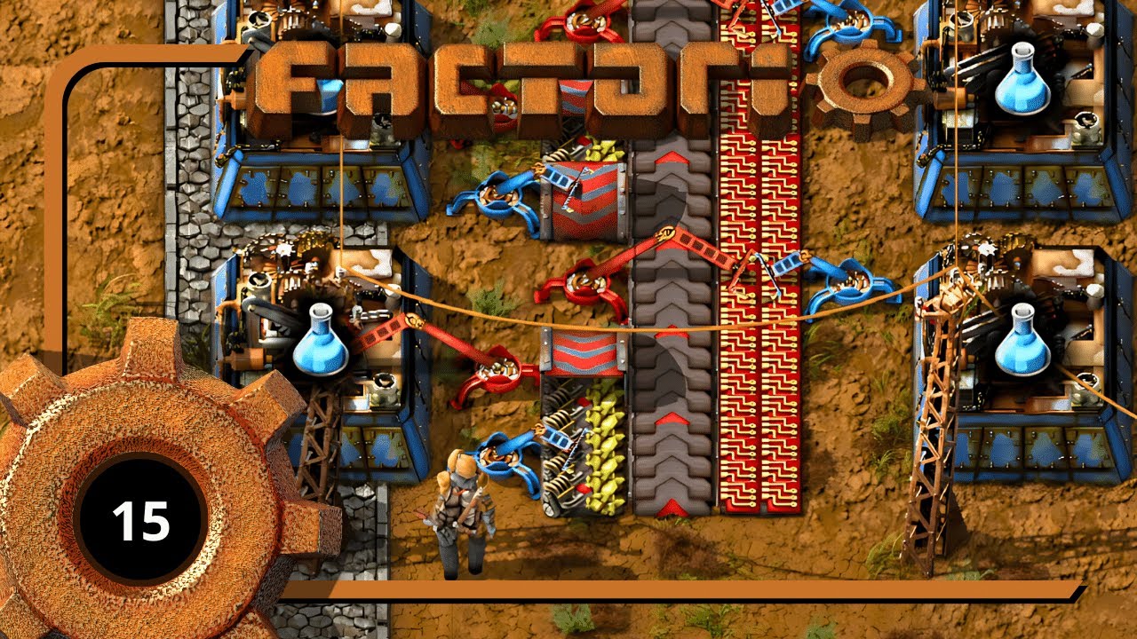 el CHIP ROJO y la CIENCIA AZUL en Factorio (15) - YouTube