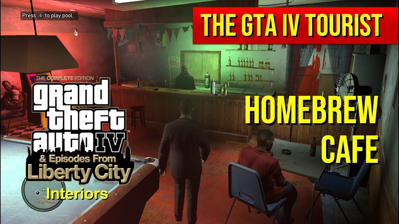 The GTA IV Tourist: Homebrew Cafe - (2019 remake 60 fps) - YouTube