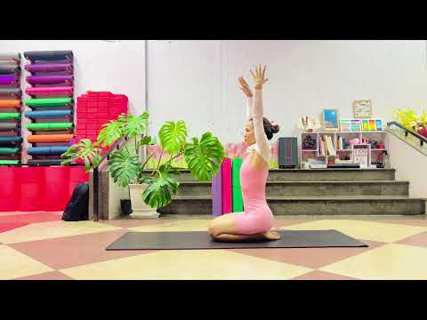Yoga in Pantyhose, Morning Yoga Warm-Up | Plank Flow for Strong Arms & Stability!