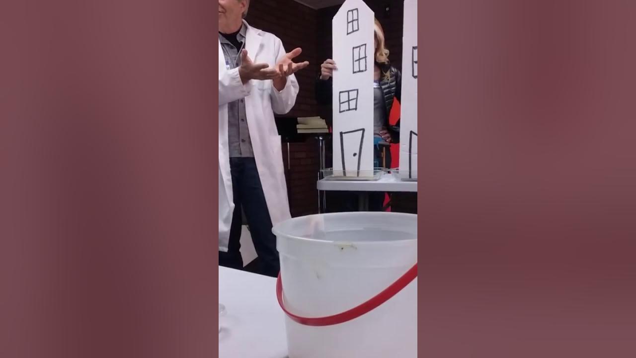 Build your house upon the rock object lesson/science expereiment - YouTube