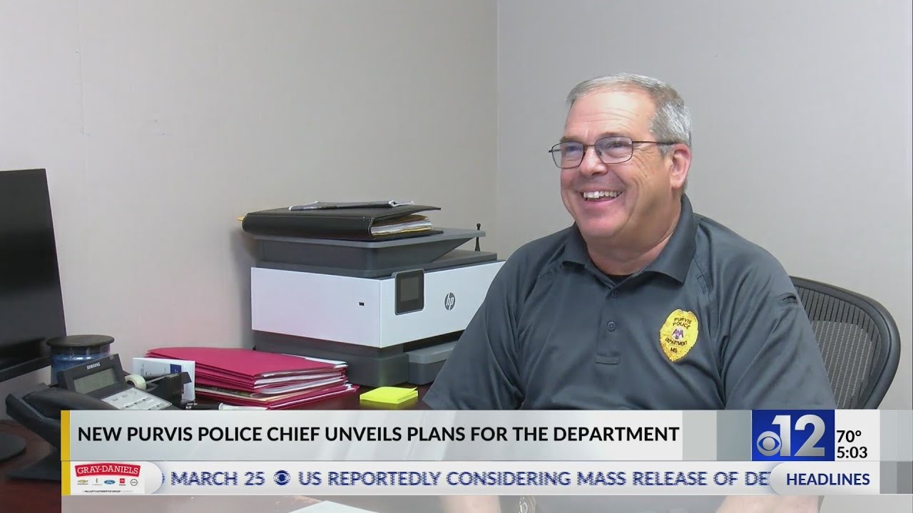 New Purvis police chief aims to keep crime low - YouTube
