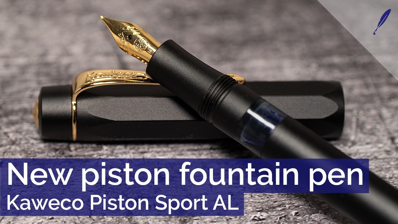 A small piston fountain pen that's big on style - Kaweco Piston Sport ...