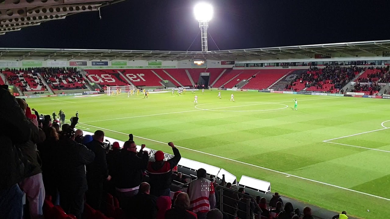 Doncaster v MK Dons - YouTube