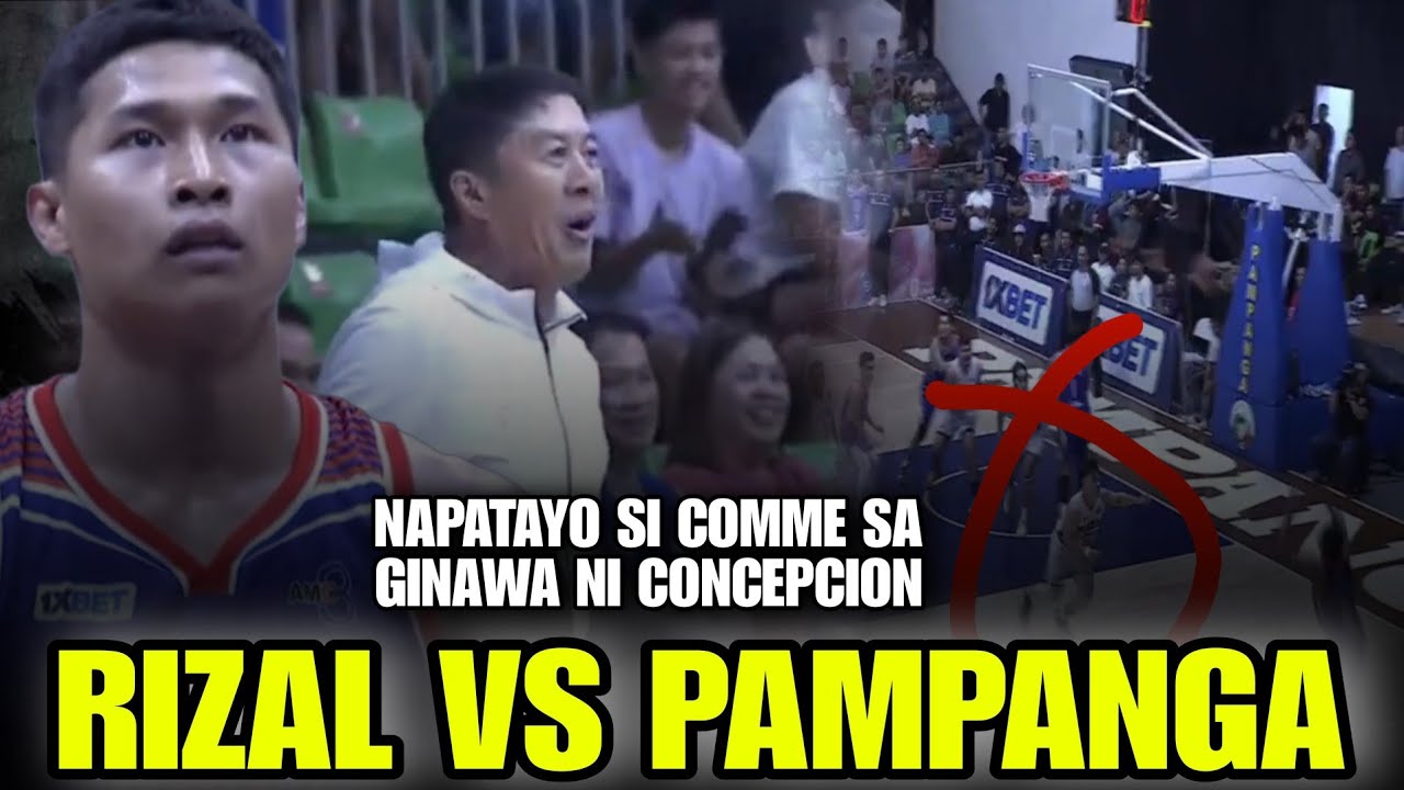 🔥 MATINDING ALLEY-OOP TRES NI CONCEPCION! RIZAL VS PAMPANGA | MPBL JUNE ...