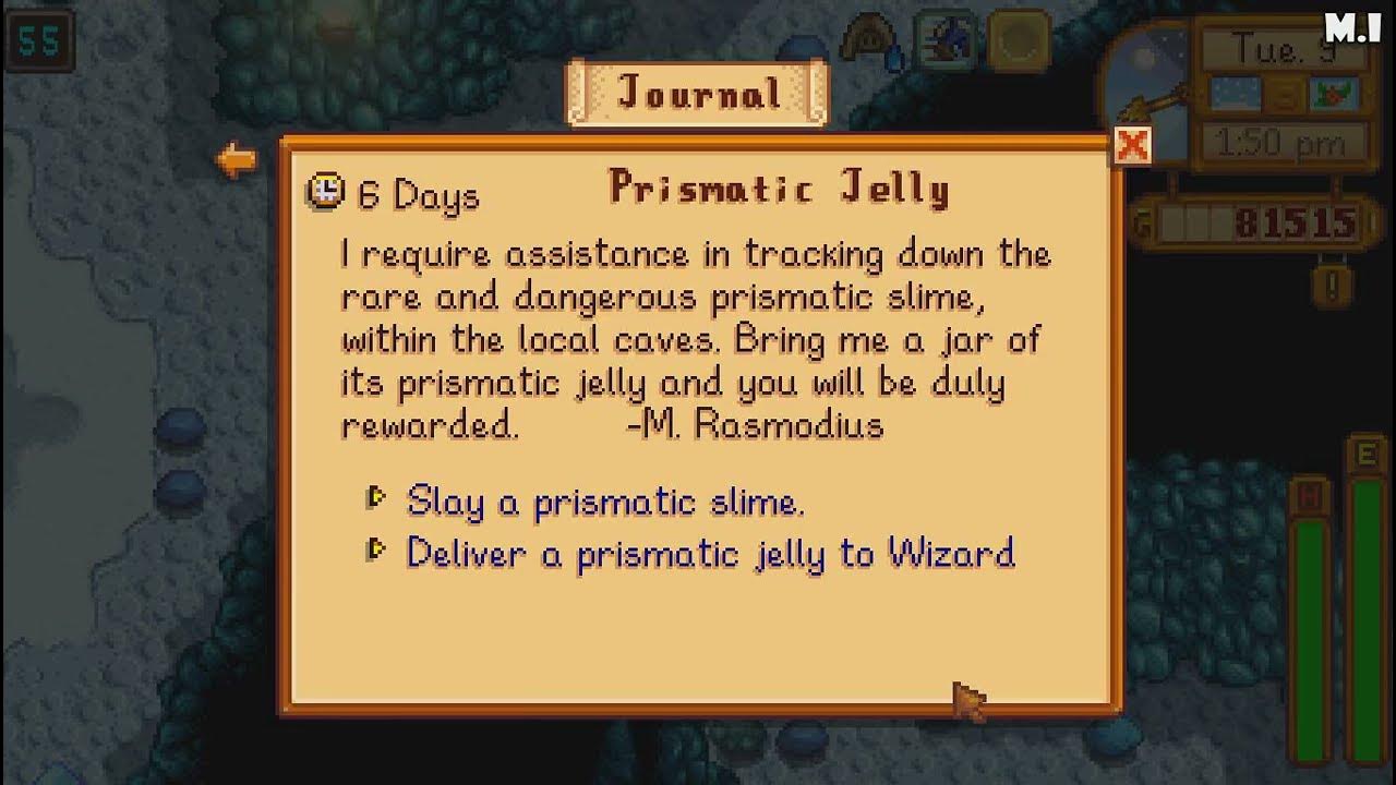 Stardew Valley - Prismatic Jelly Quest - YouTube
