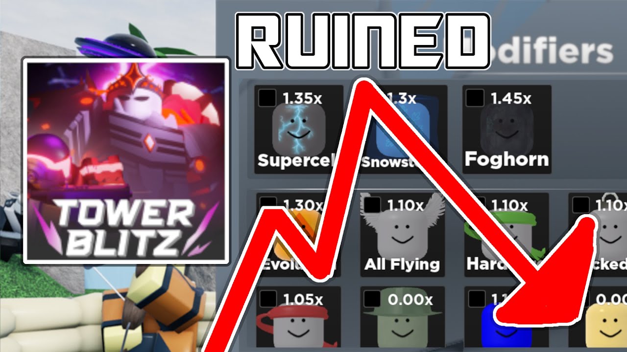 Why Modifiers RUINED Tower Blitz - YouTube