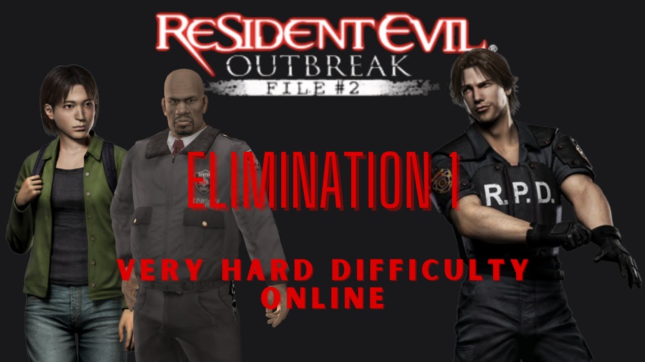 Resident Evil: Outbreak File #2 - Elimination 1 (Very Hard Multiplayer ...
