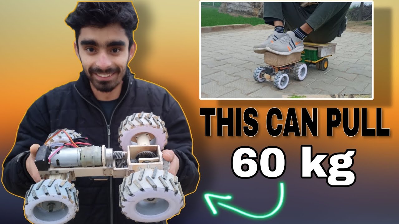 How to make 4x4 tractor with pvc pipe. DIY 4wd tractor. A.J MODEL MAKER ...