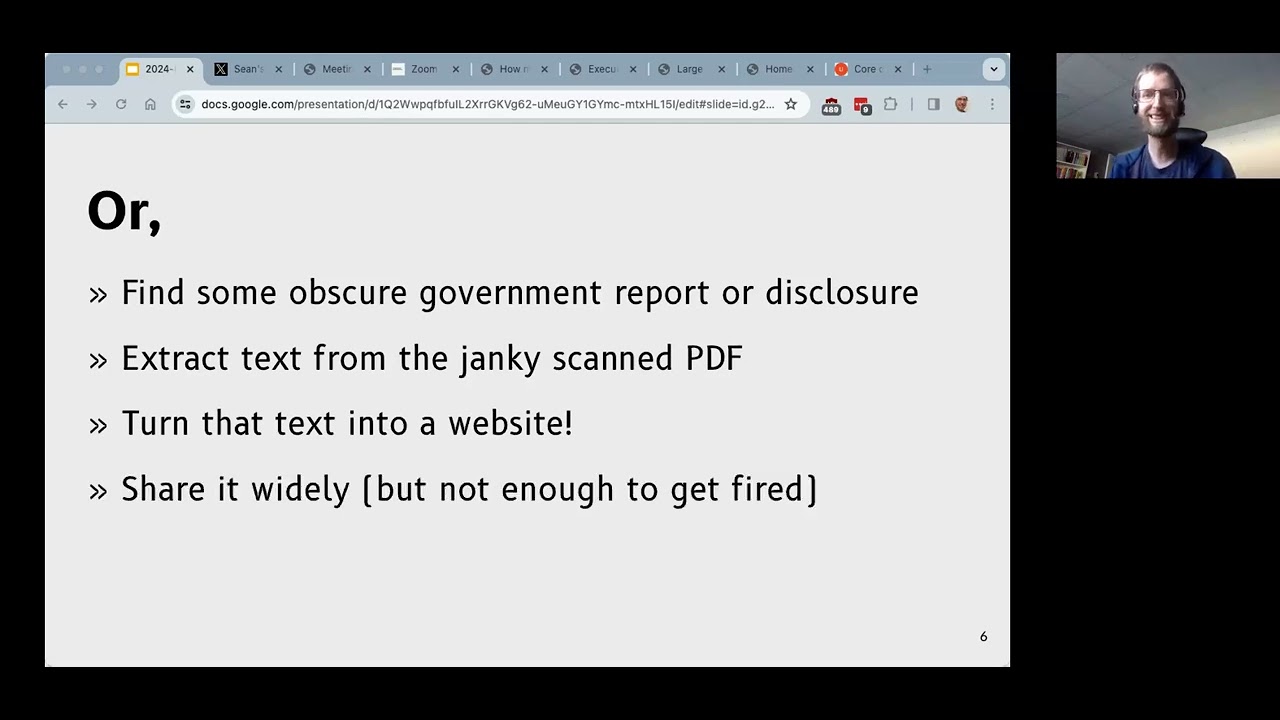 Hacknight #435 with Sean Boots: Civic Tech Smorgasbord - YouTube