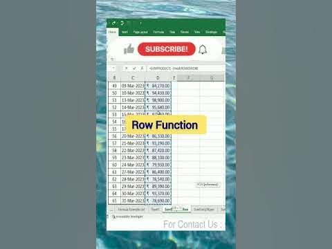 How to Sum Every 5th Row in a Given Range in Excel || Excel Formulas || #shorts || #excel ...