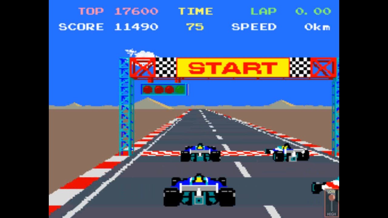 [원코인하고싶은아재] Mame용 폴 포지션 2(Pole Position II)입니다. - YouTube