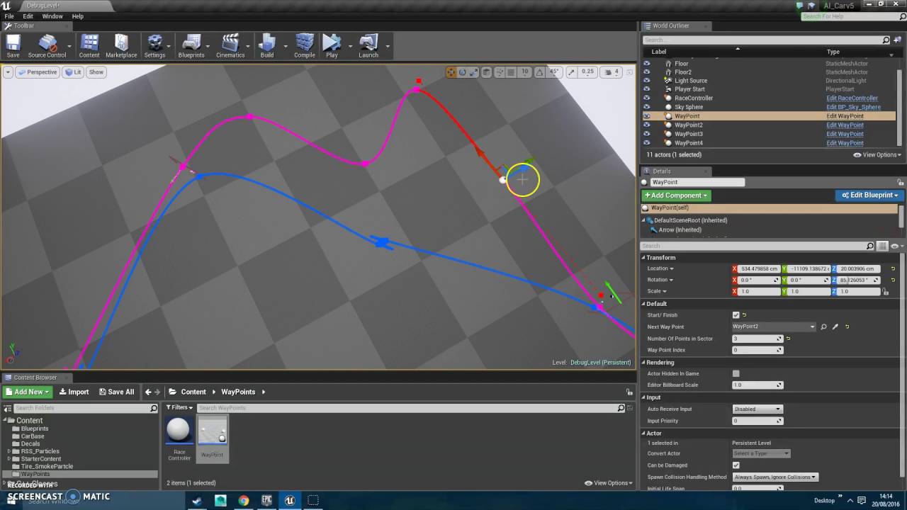 Blueprint Racing AI : Laying Down A New Track - YouTube