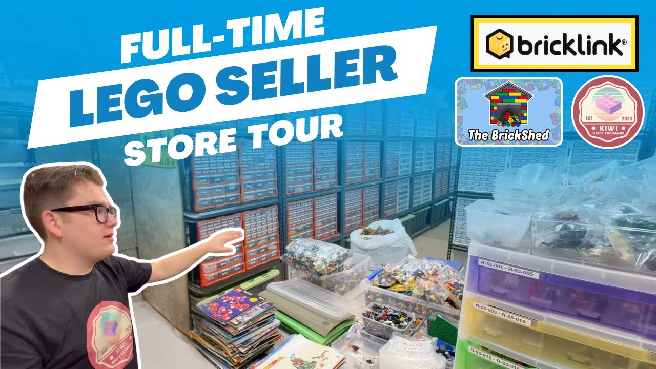 Full-Time LEGO Reseller - Behind the Scenes Store Tour - YouTube