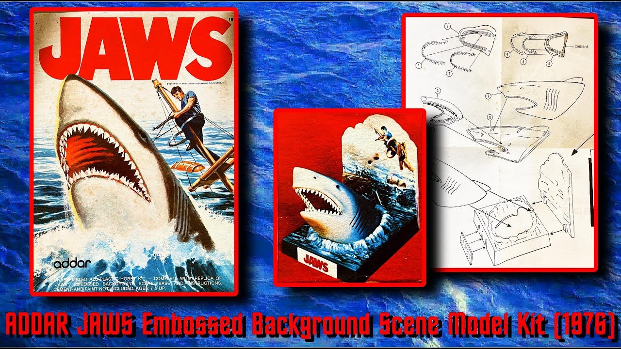 ADDAR JAWS Embossed Background Model Kit (1976) - YouTube
