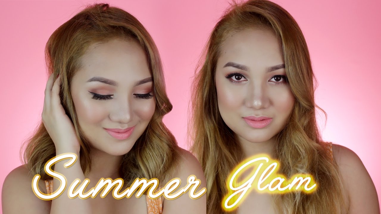 Peachy Summer Make-Up Look Ft. Too Faced Sweet Peach Palette ♡ Shen Asidor - YouTube