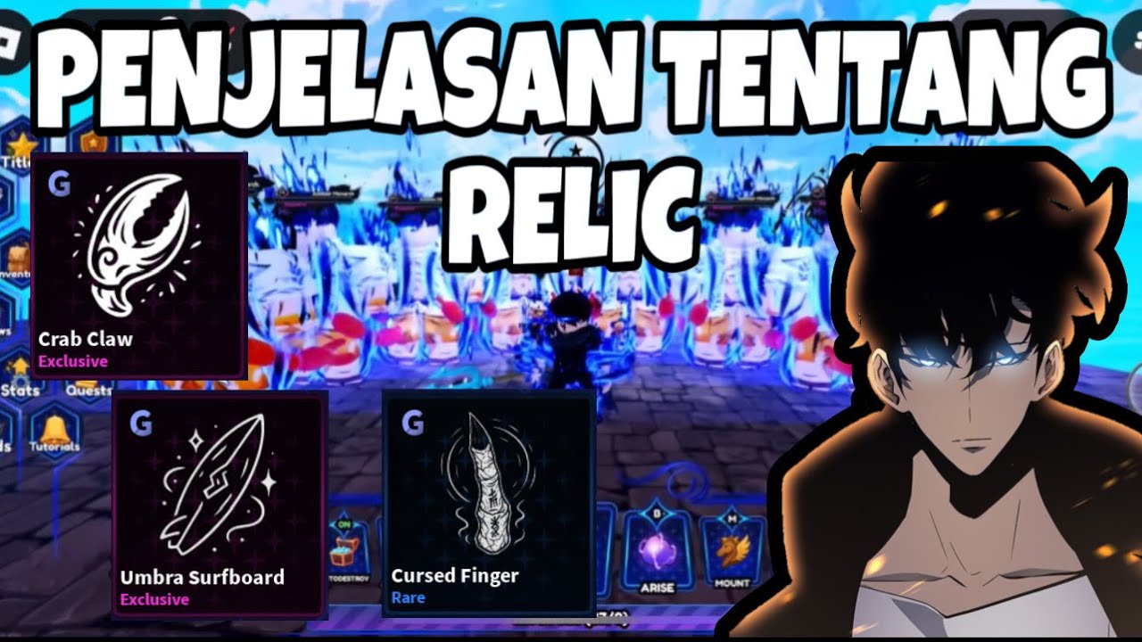 PENJELASAN TENTANG RELIC YANG DIGUNAKAN DI ARISE CROSSOVER I Roblox ...