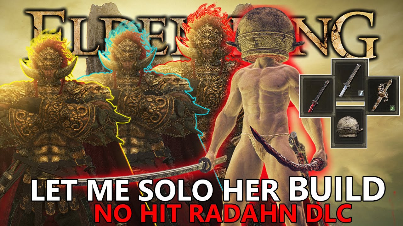 ZERANDO ELDEN RING COM A BUILD DO LET ME SOLO HER (NO HIT NO RADAHN DLC) - YouTube