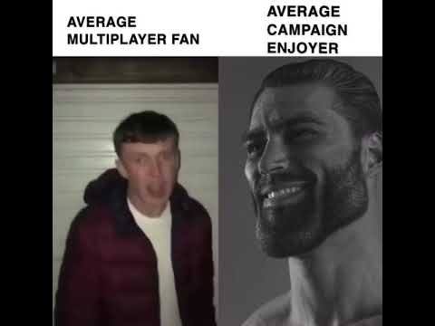 average multiplayer fan vs average campaign enjoyer | Average Fan vs ...
