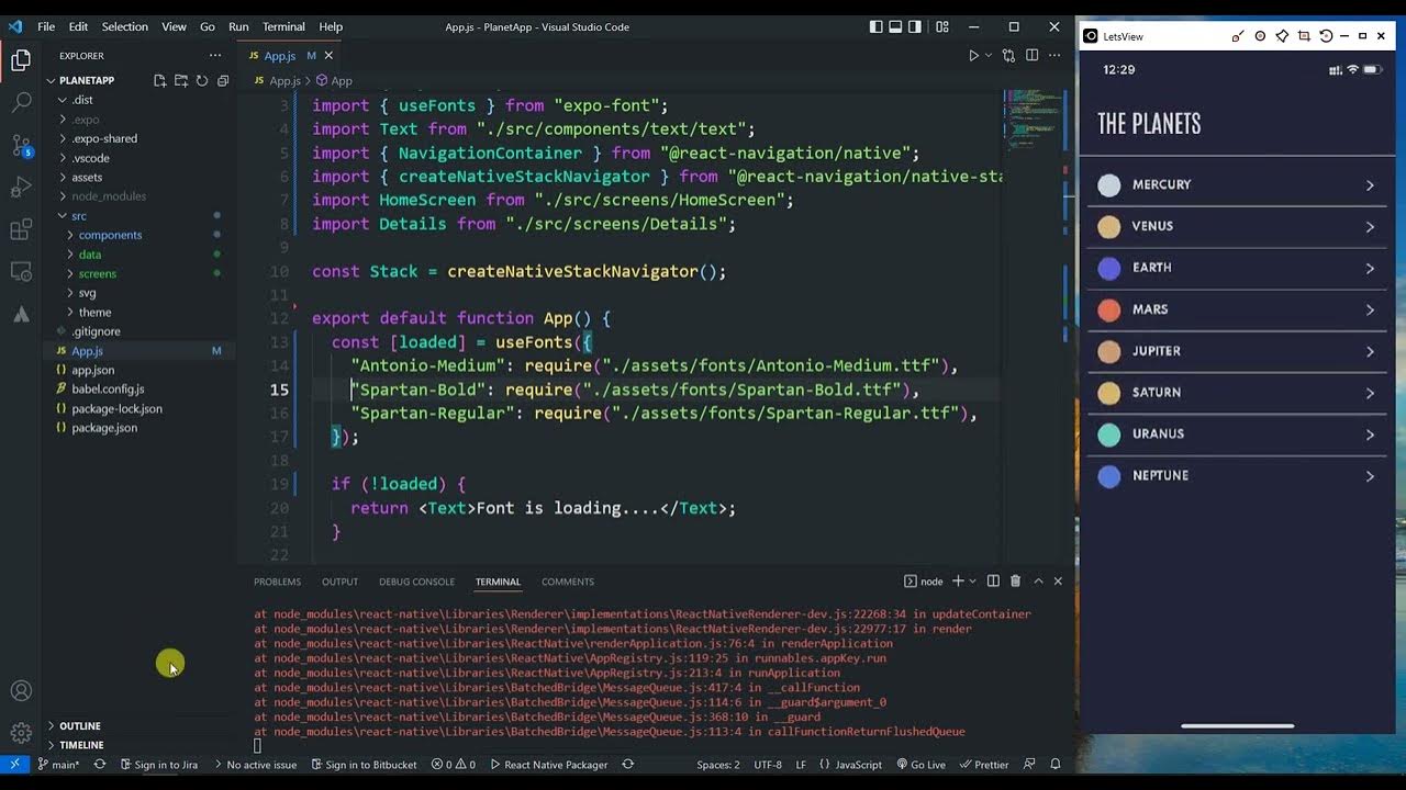 Planet-App UI Design with React Native || Learn React Native | React Native Expo CLI 2022 ...