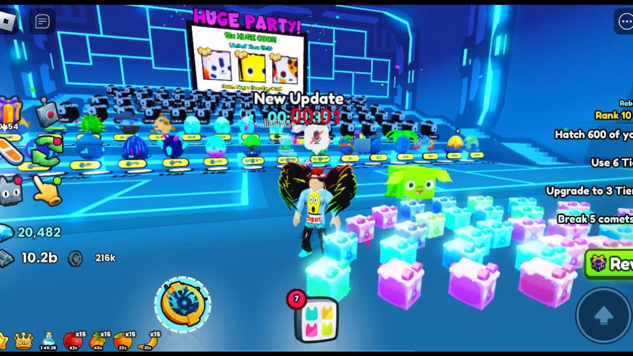 Pet simulator 99 update countdown!!!😱😱 - YouTube