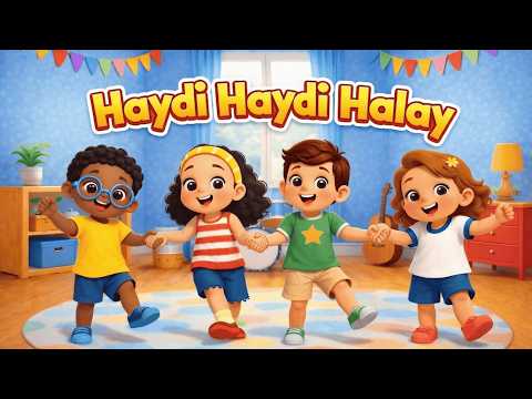 Haydi Haydi Halay 🎶 | Çocuklar İçin Eğlenceli Halay Şarkısı | Çocuk Şarkıları, Okul Öncesi