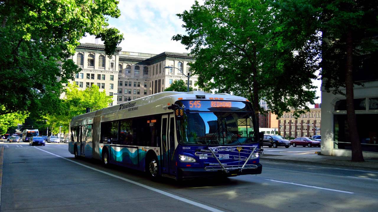 Sound Transit 2014 New Flyer XDE60 "Xcelsior" Articulated Hybrid 9652 ...