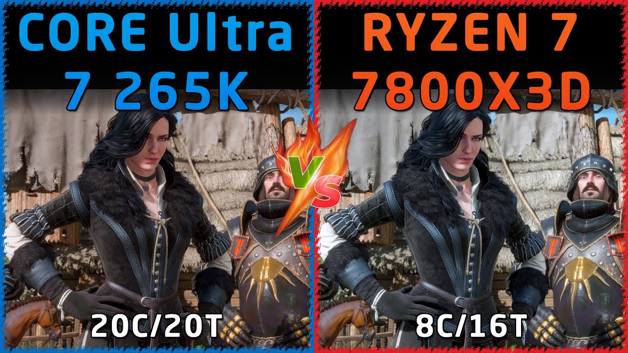 Intel Core Ultra 7 265K vs AMD Ryzen 7 7800X3D - YouTube