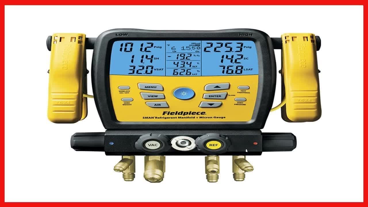 Fieldpiece SM480V SMAN Digital Manifold Wireless Data Logging - MOI ...