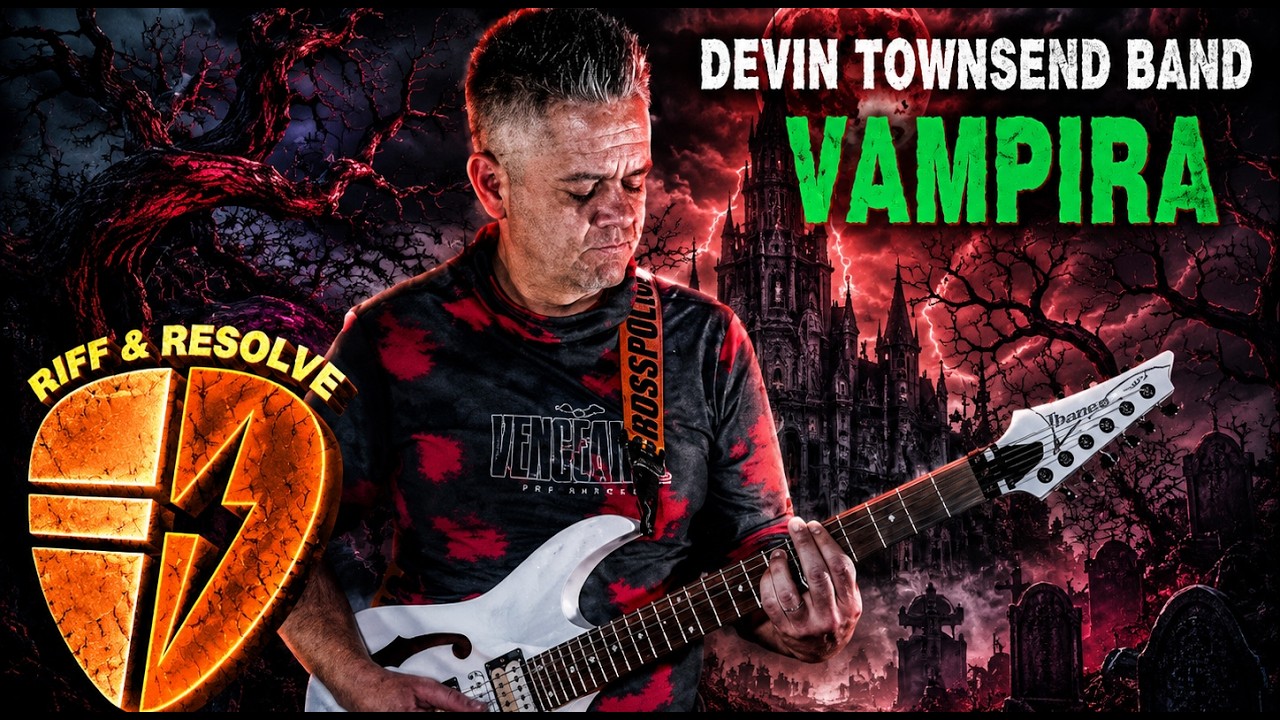 Devin Townsend Band – Vampira | Guitar Cover Playthrough - YouTube