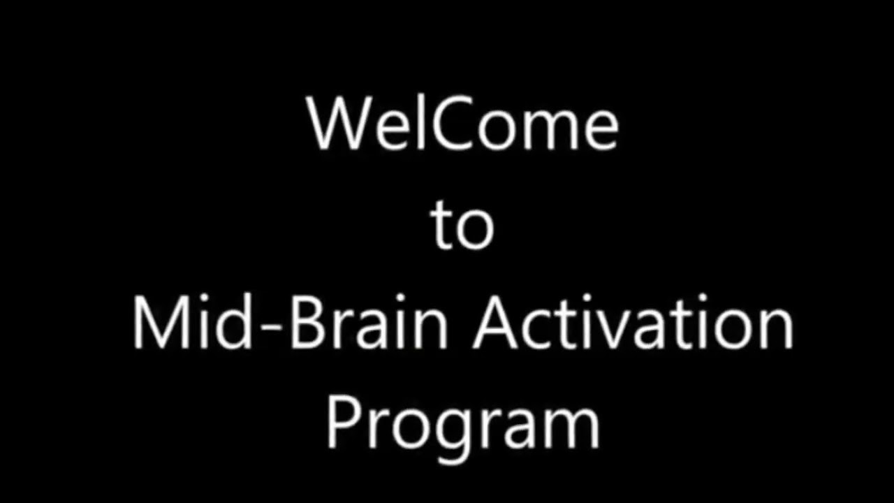 Midbrain Activation Program || Blind Fold || Demo - YouTube