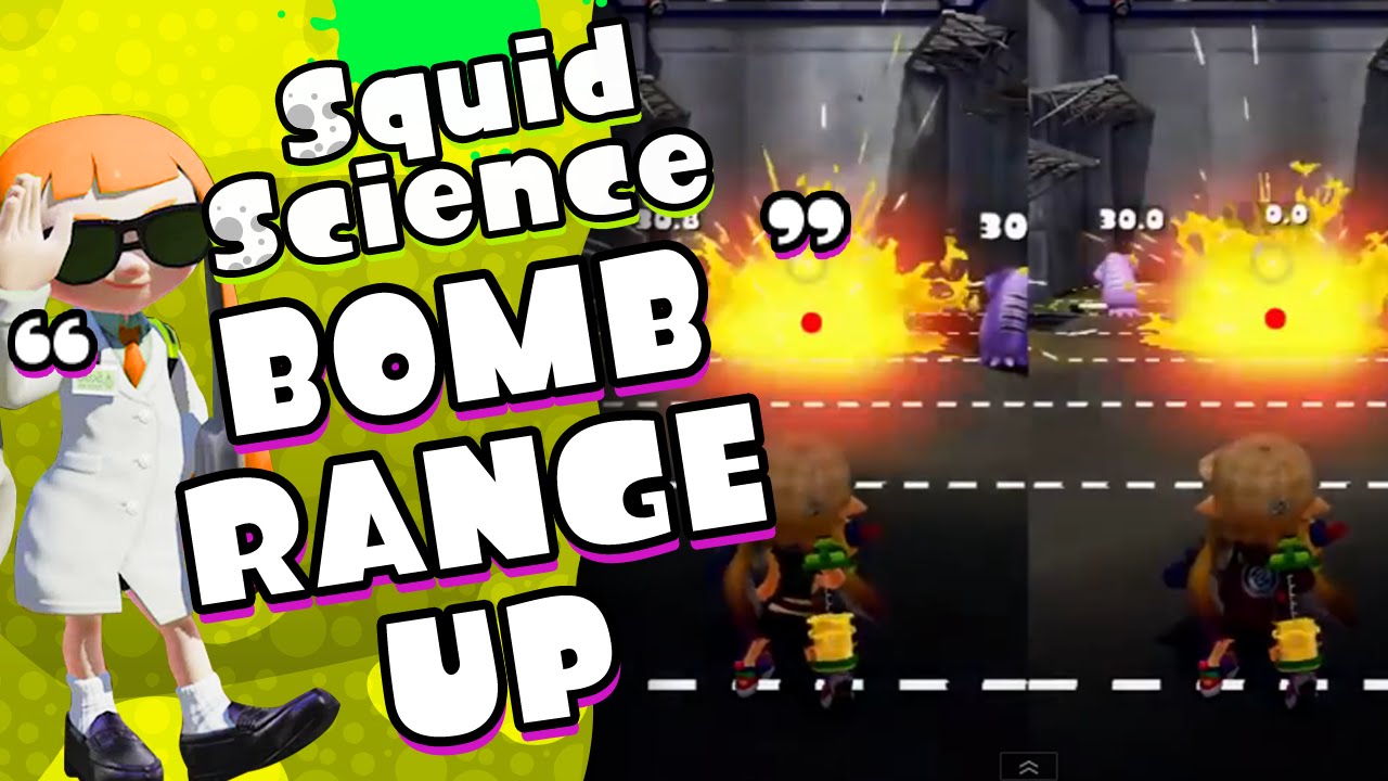 Bomb Range Up Ability Squid Science Splatoon Nintendome - YouTube