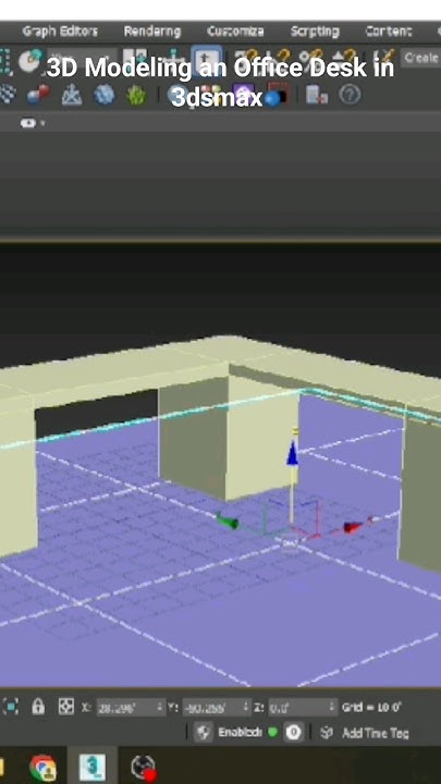 Office Desk Modeling in 3dsmax | How to Model #3d #3dsmax #tutorial - YouTube