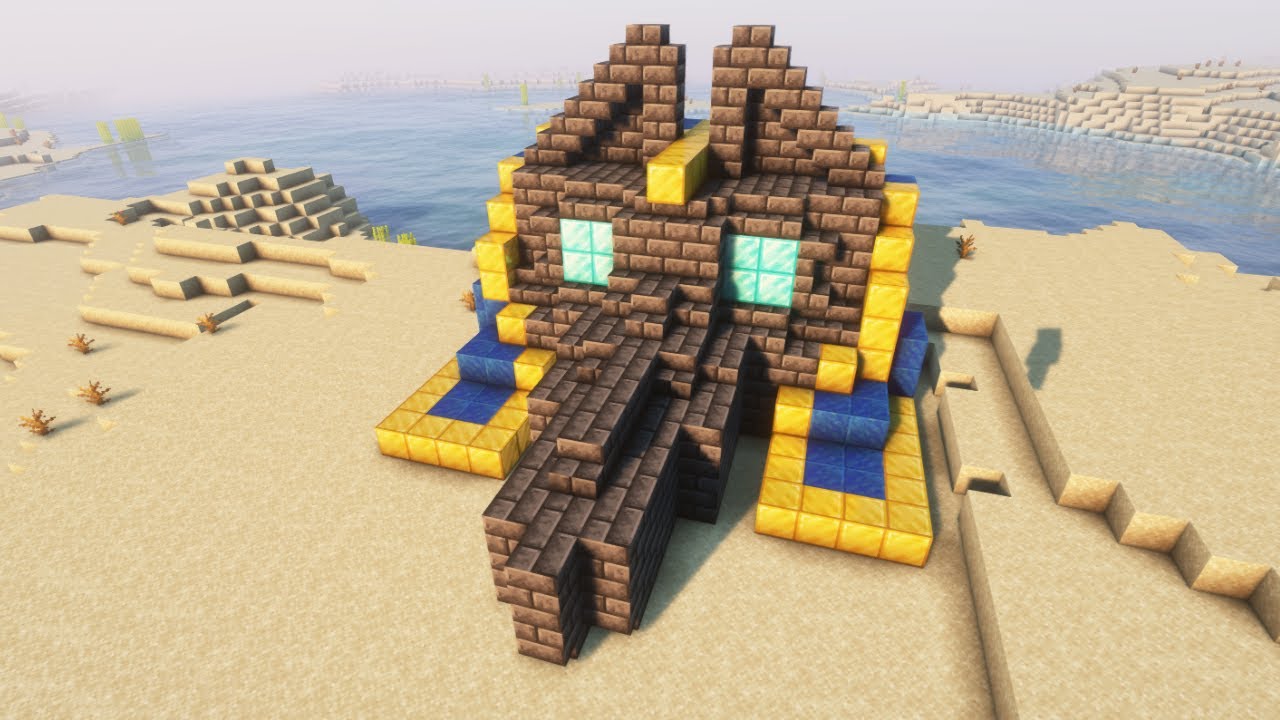 minecraft | how to build ANUBIS HEAD! - YouTube