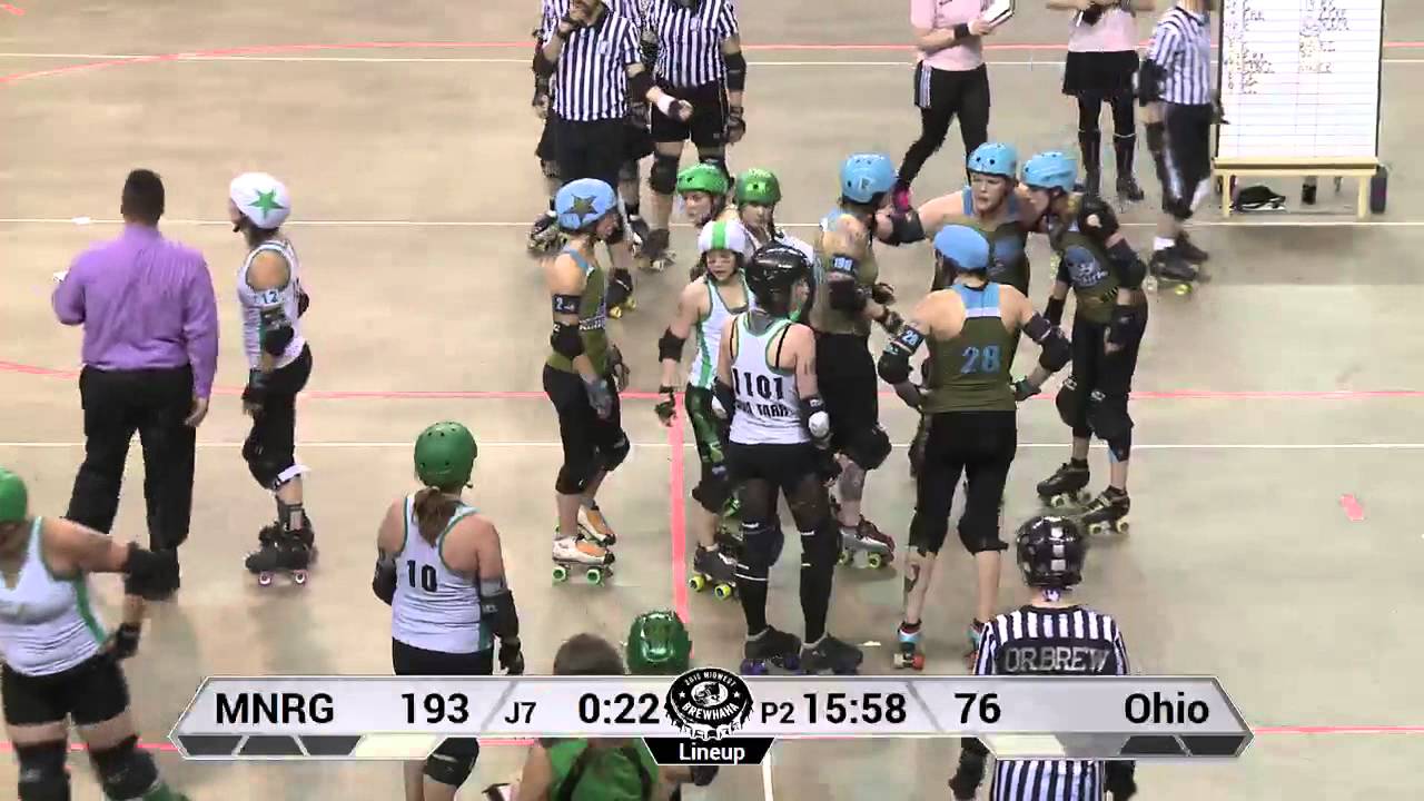 Minnesota RollerGirls All-Stars v Ohio Roller Girls - YouTube