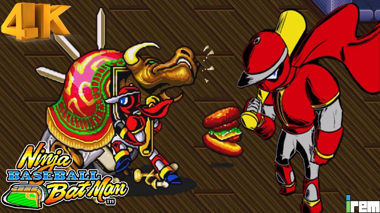 Ninja Baseball Bat Man - Captain Jose [Arcade / 1993] 4K 60FPS - YouTube
