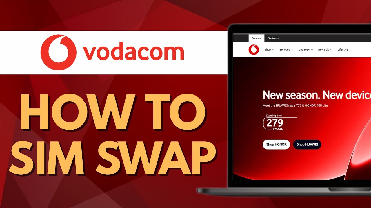 How to do sim swap on Vodacom - Step By Step - YouTube