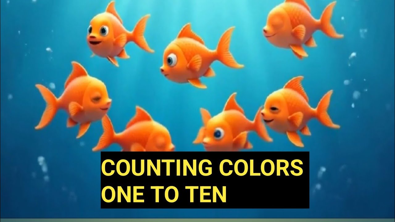 COUNTING COLORS!! Kids 3D Animated Song !! Kiddi Tune 3D - YouTube