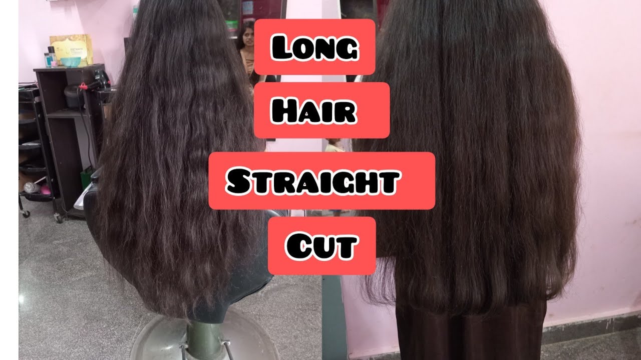 # Long hair straight cut#equal cut##ಲಾಂಗ್ ಹೇರ್ ಕಟ್ ಮಾಡುವ ವಿಧಾನ ## - YouTube