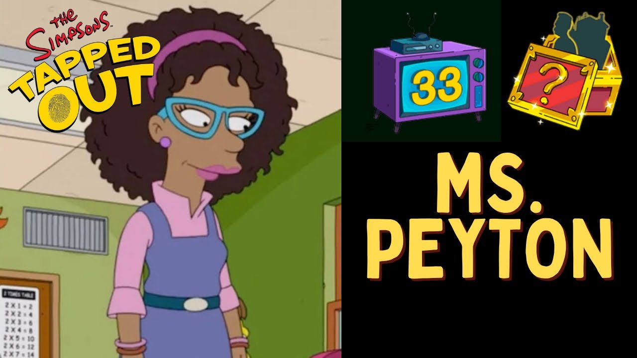 The Simpsons Tapped Out: Part 4 of the Season 33 Update | Ms. Peyton ...