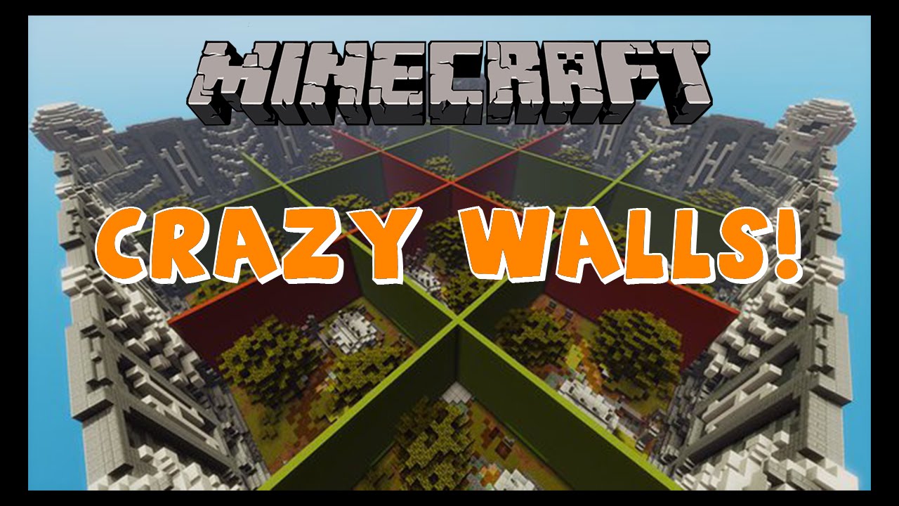 Minecraft - CRAZY WALLS #1 - YouTube