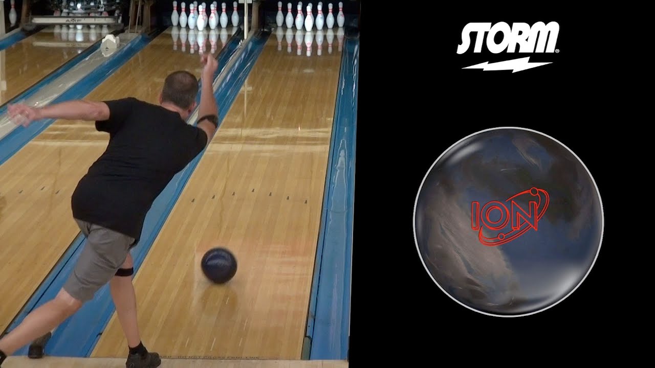 Scott Widmer throwing the Storm Ion Pro bowling ball compared to the ...