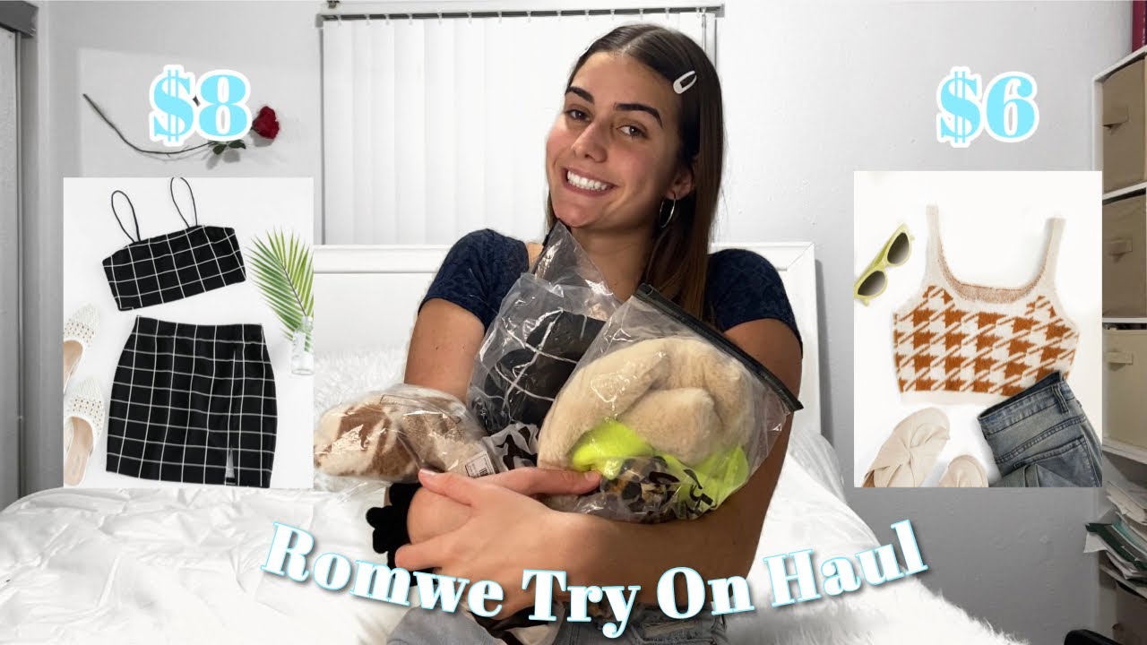 Romwe Try On Clothing Haul - YouTube