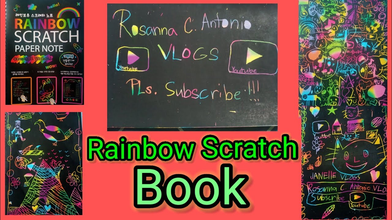 Rainbow scratch book - YouTube