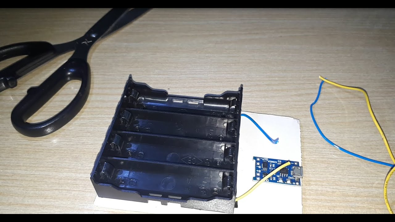 Chế Box Sạc Cho Pin Lithium 18650. - YouTube