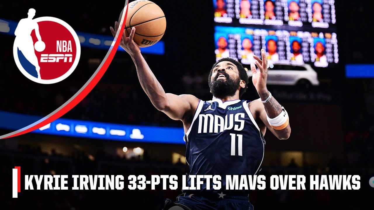 Kyrie Irving CATCHES FIRE with 32-point night in Mavericks' WIN 🔥 | NBA ...