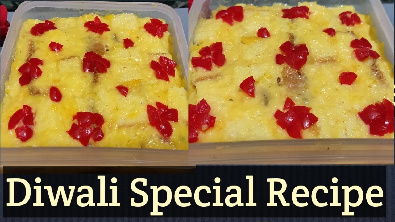 Diwali special recipe|bread custard recipe|How to make custard recipe ...