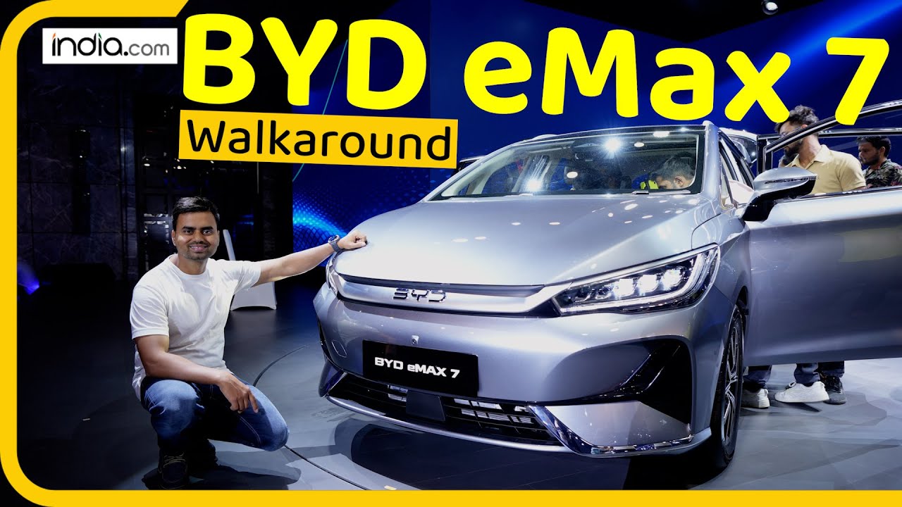 BYD eMax7 Walkaround | Unveiling the Future of Electric Vehicles! - YouTube