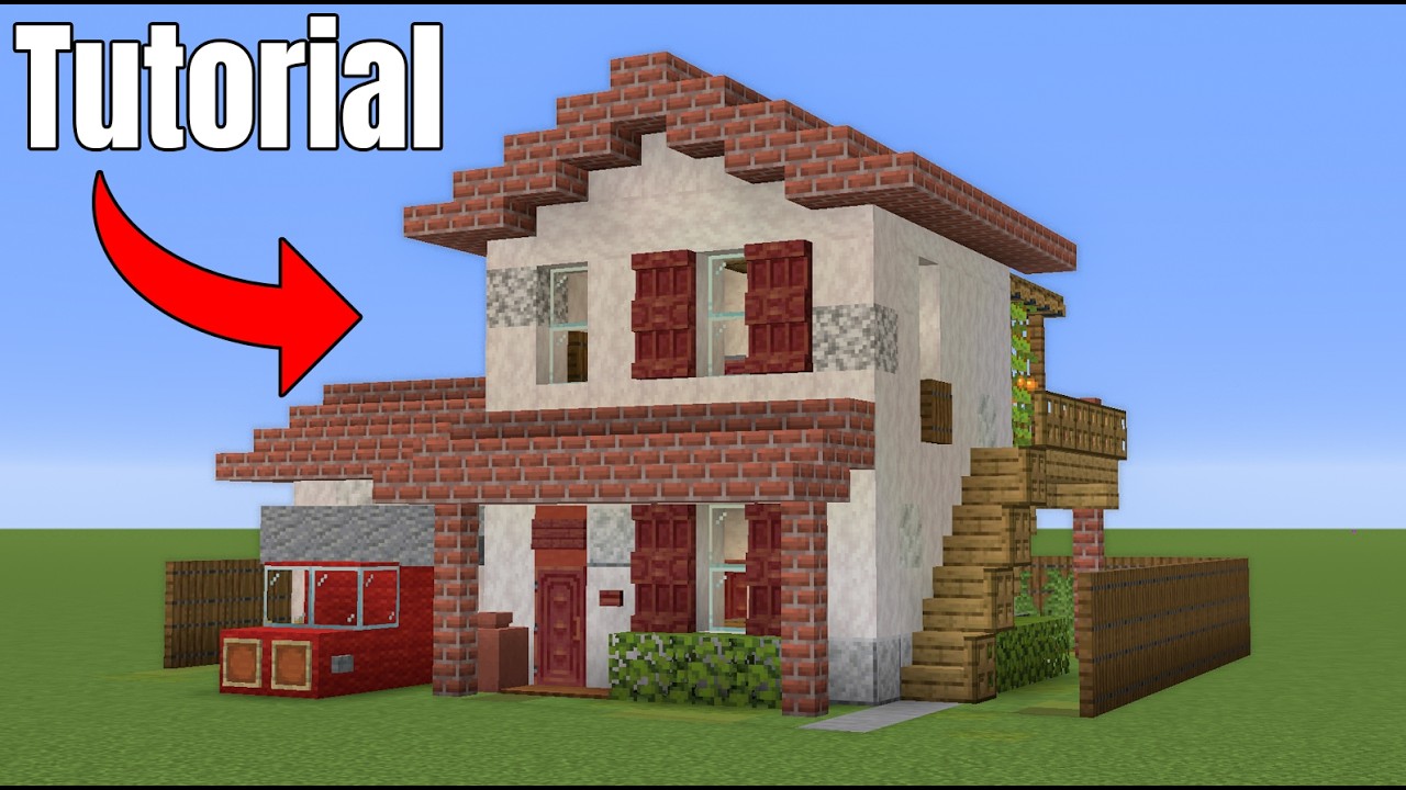 How to Build a Pale Oak House in Minecraft | With Interior - YouTube