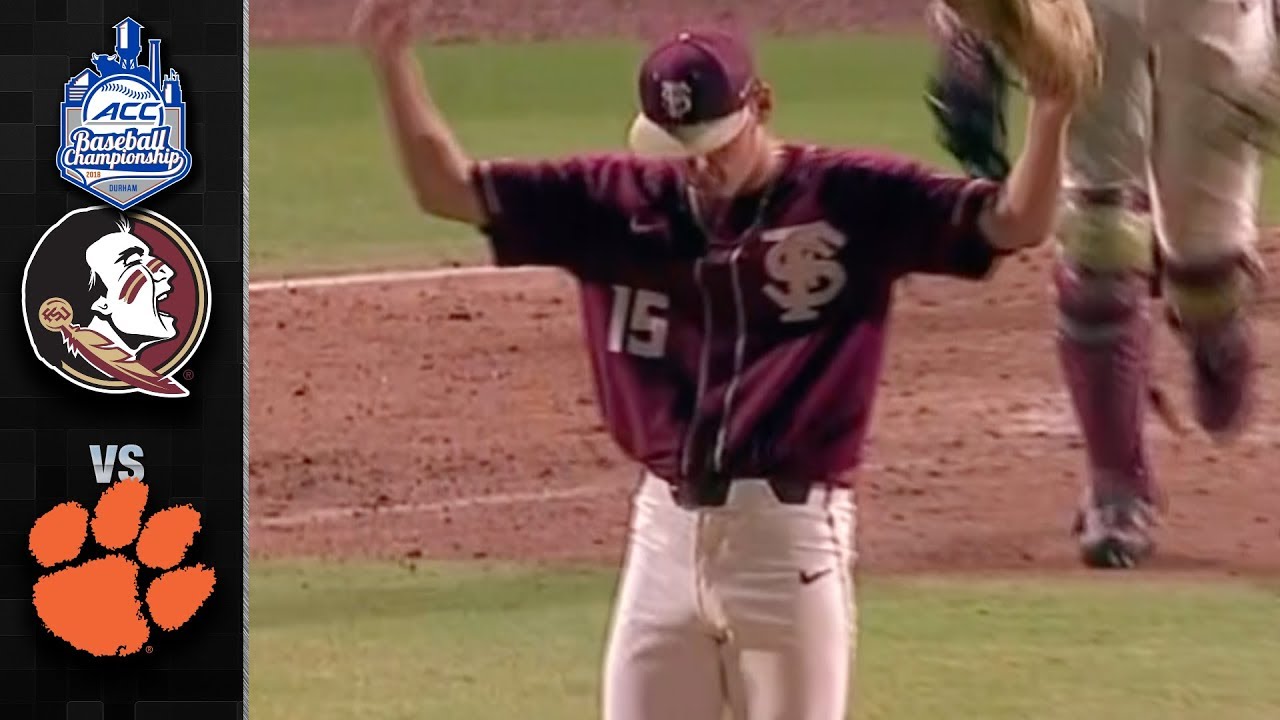 Florida State vs. Clemson ACC Baseball Championship Highlights (2018 ...