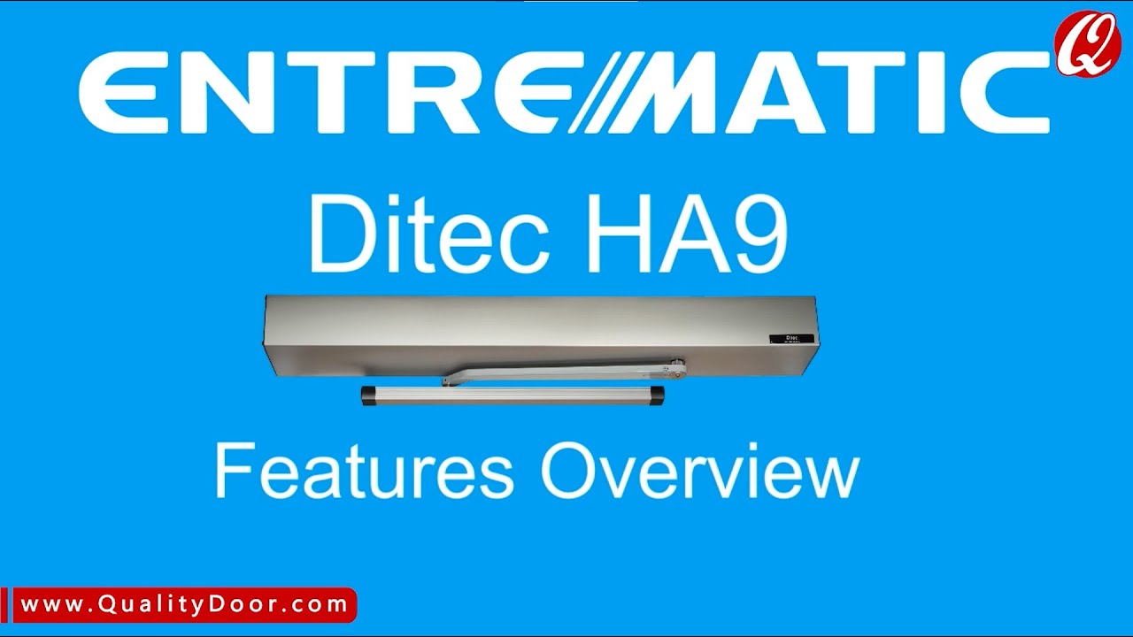 Entrematic Ditec HA9 Features - YouTube